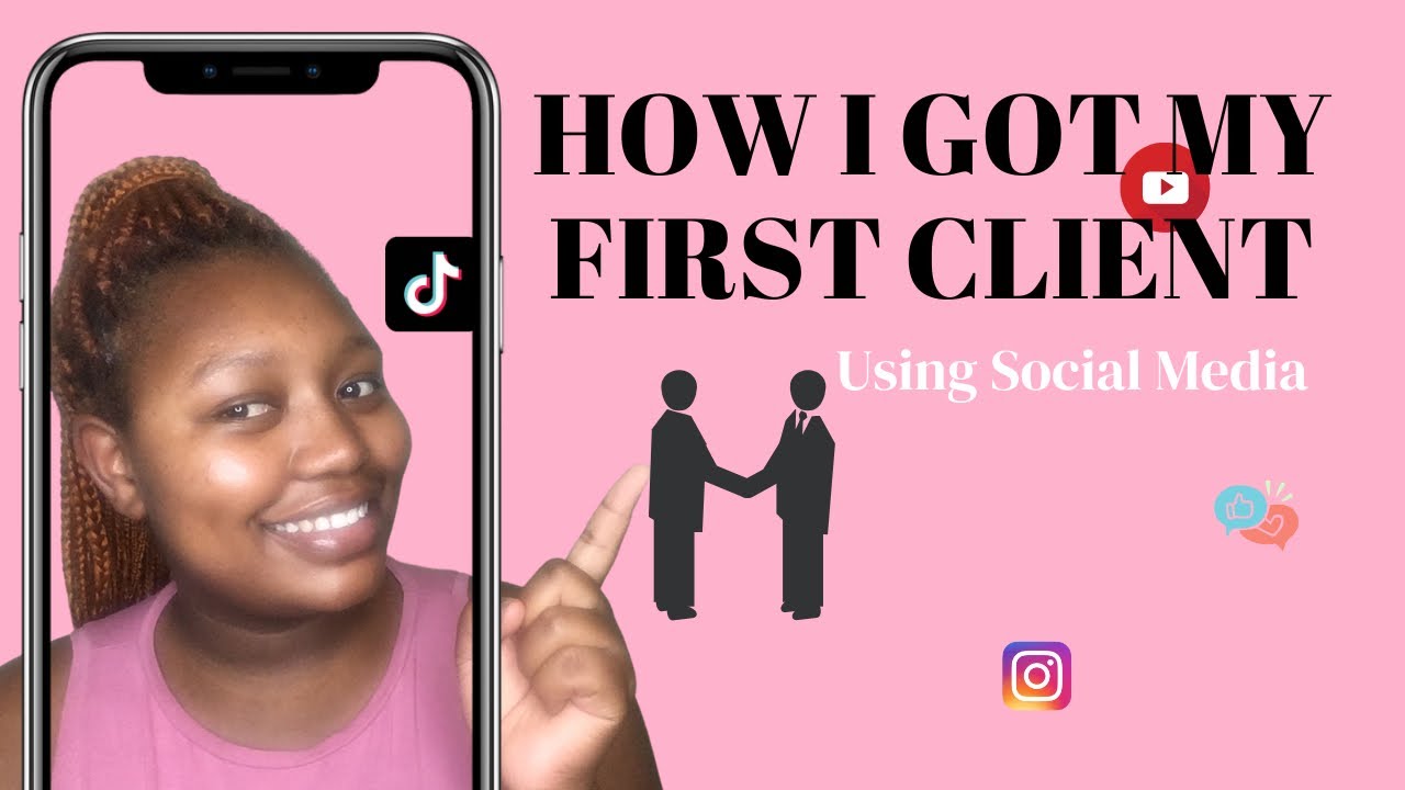 How To Get Your First Client Online (Using Social Media) - YouTube