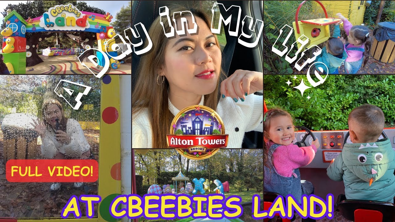 A DAY IN MY LIFE WITH TODDLERS 😱 AT Cbeebies Land before the Theme park ...