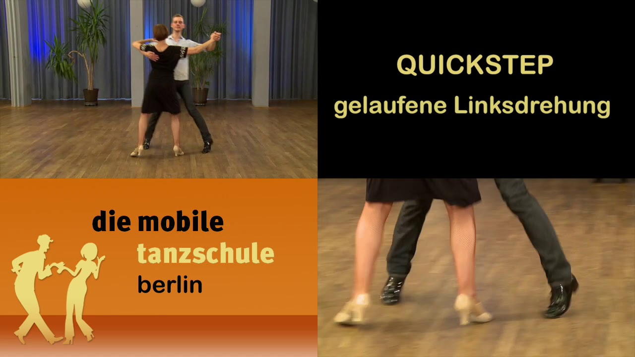 Quickstep: gelaufene Linksdrehung (intermediate level) - YouTube