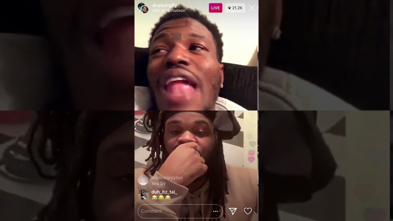 DC Youngfly & Emmanuel Hudson go live together about the Spoken Reasons ...