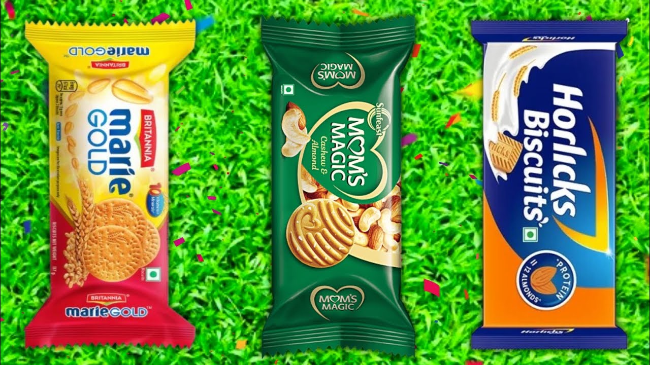 Marie Gold Biscuit 🍪 vs Mom's Magic Biscuit vs Horlicks Biscuit 🍪 ...