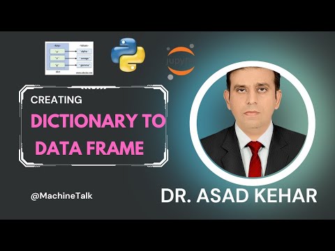 Dictionary to DataFrame in Python (in Sindhi) - YouTube