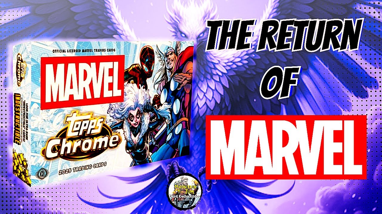 The Return Of Marvel - Preview: 2025 Topps Chrome Marvel Box Sets - YouTube