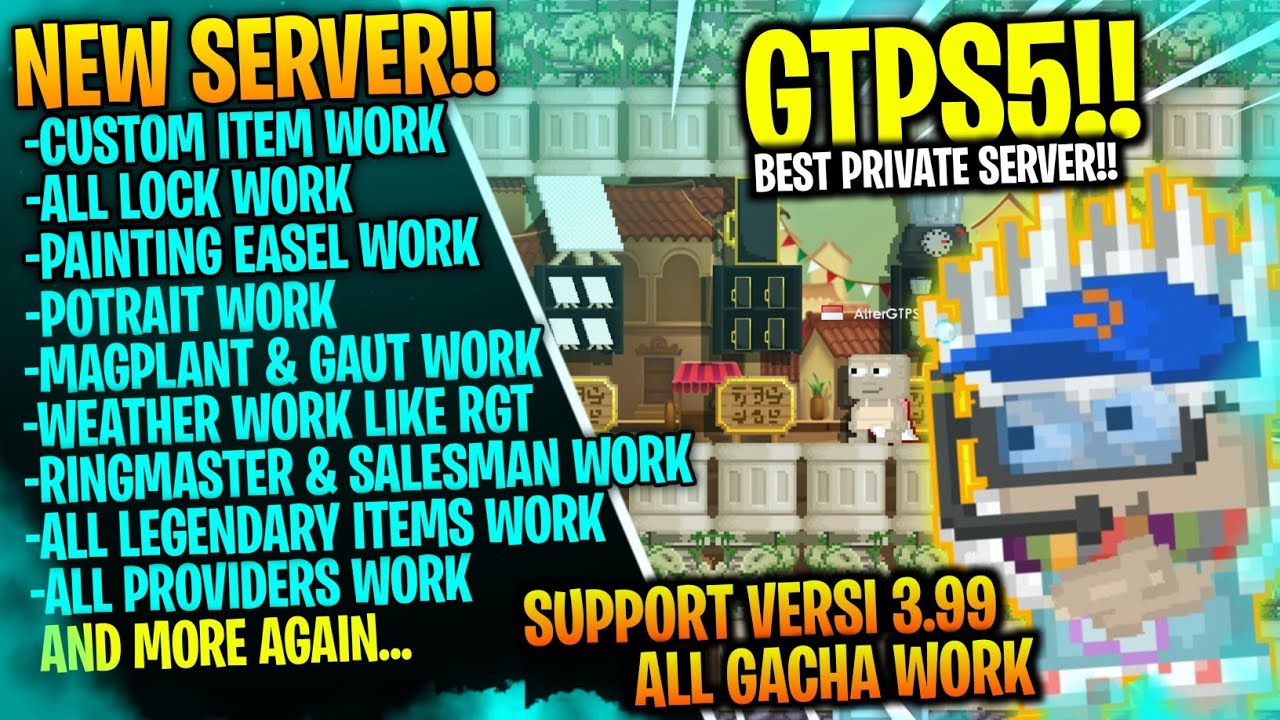KEREN BANGET COYY🔥Growtopia Private Server Terbaru | GTPS Terbaru 2022 ...