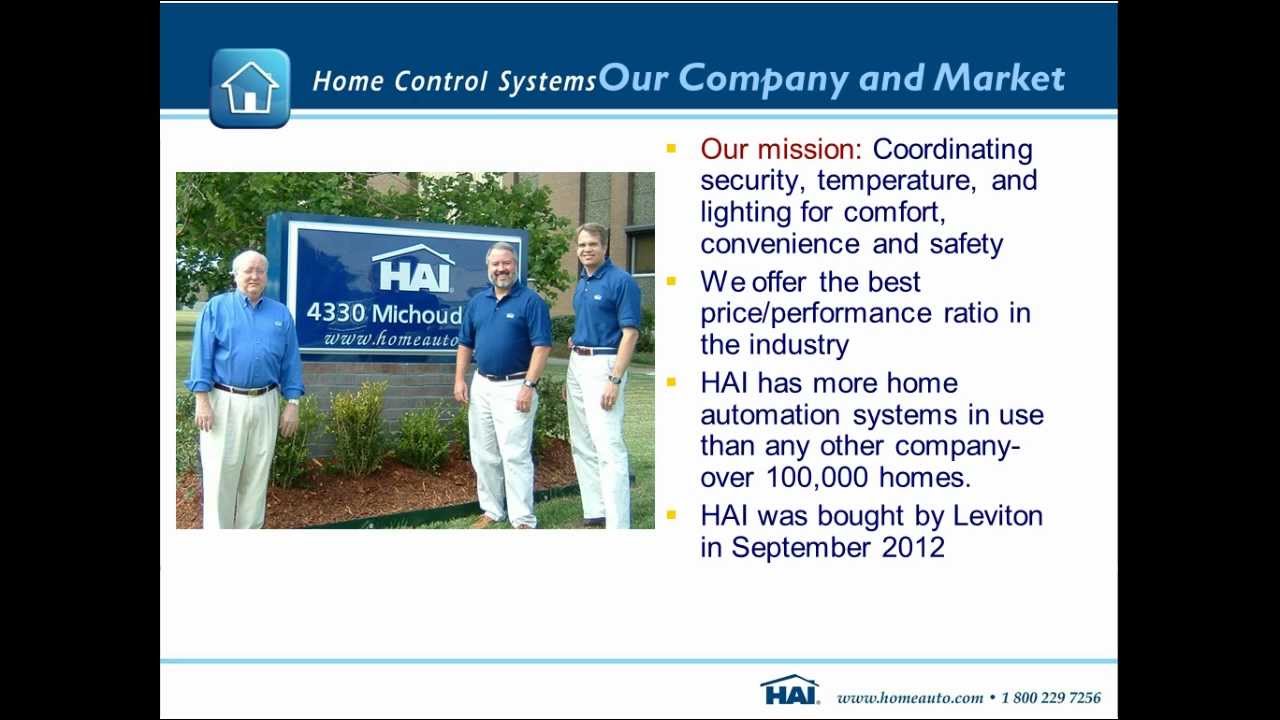 Leviton Security & Automation (HAI) Training Part 1: Introduction - YouTube