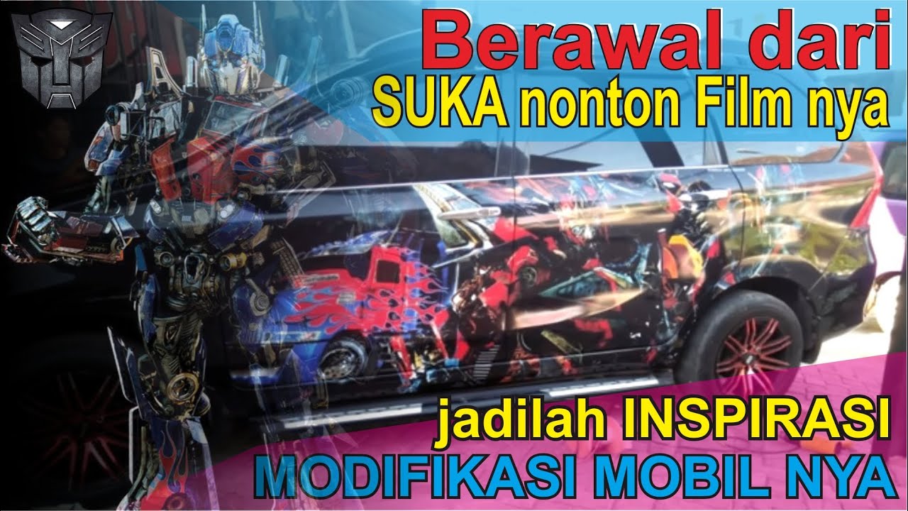 Modifikasi mobil toyota avanza sticker decal / printing bertema ...