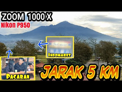 Ngintip Orang PACARAN dan Indomaret dari jarak 5 KM.. || Zoom 1000 x Nikon P950