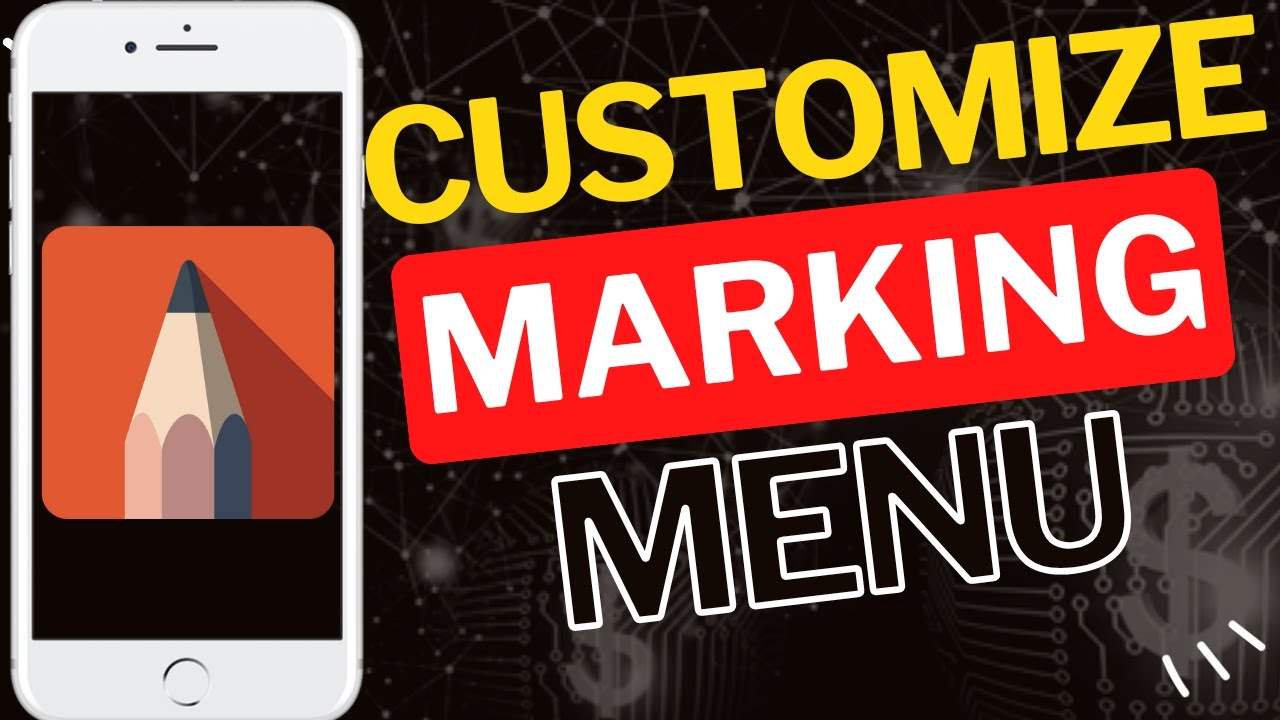 How to Customize Marking Menu in Sketchbook App - YouTube