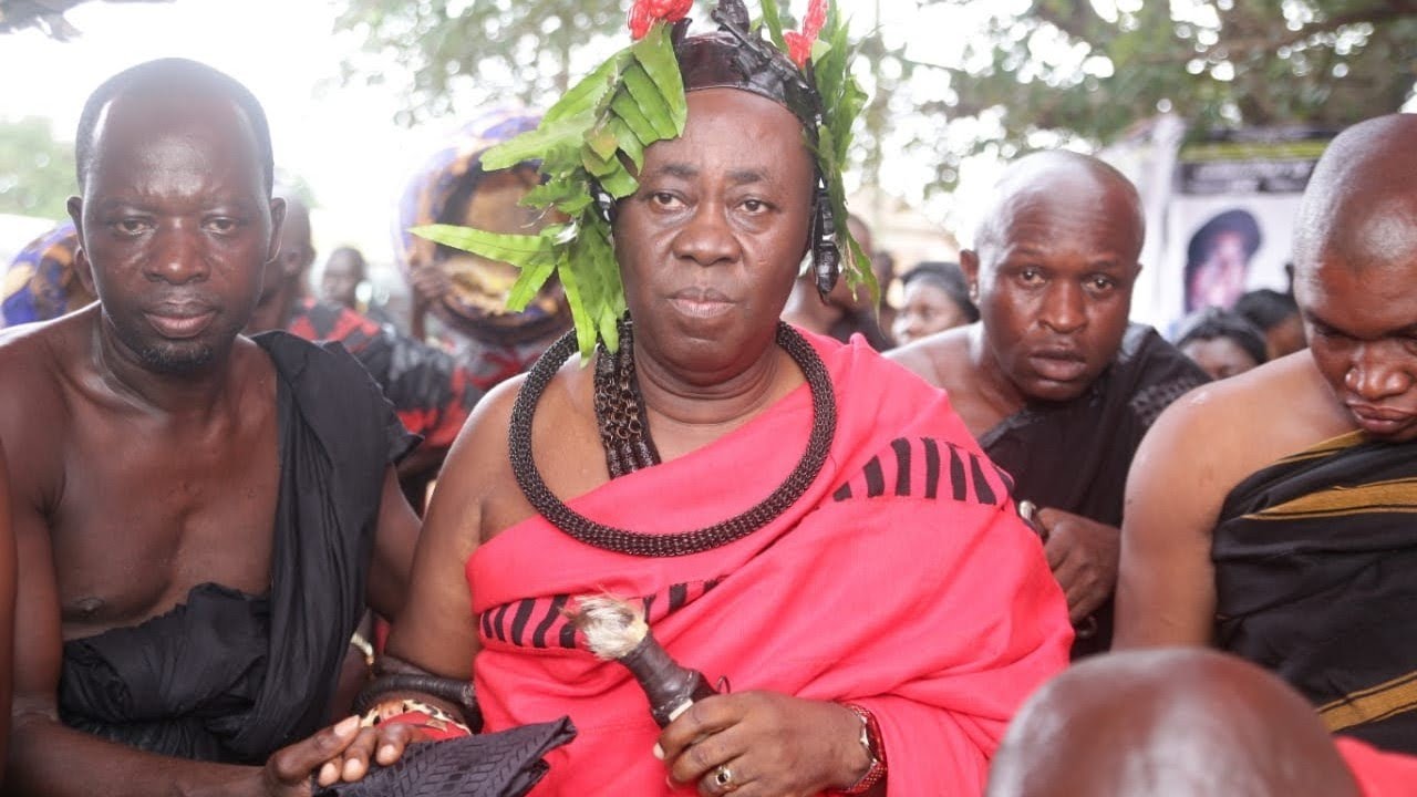 NSUTAMANHENE mourns his late Brother. Drone shoots of Nsuta - Atonsu ...