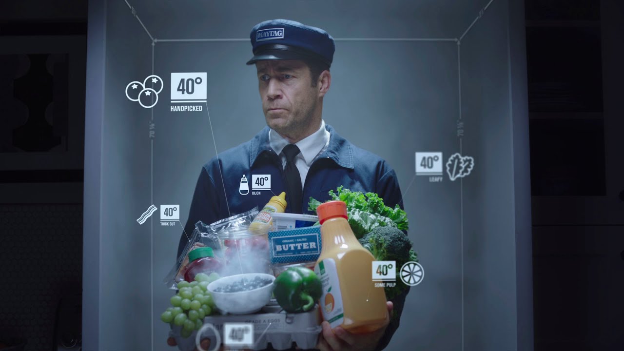 Maytag Man Commercial | PowerCold® feature on Maytag® Refrigerators ...