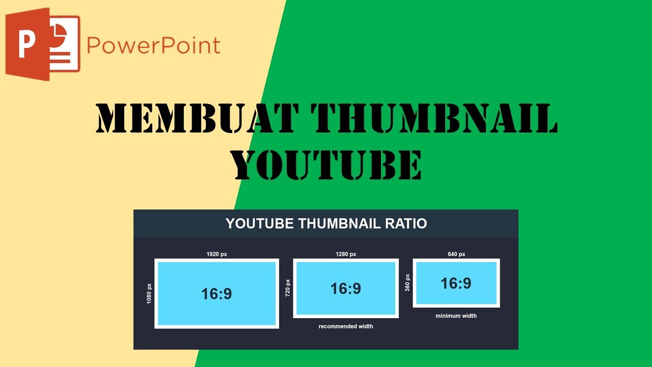 #PPT 6 Membuat Thumbnail Youtube dengan Ms.Powerpoint - YouTube