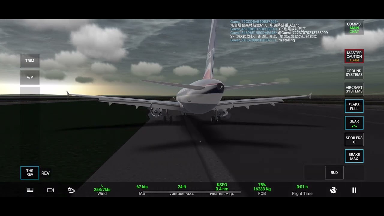 A320 rudder failure emergency landing (short version) - YouTube