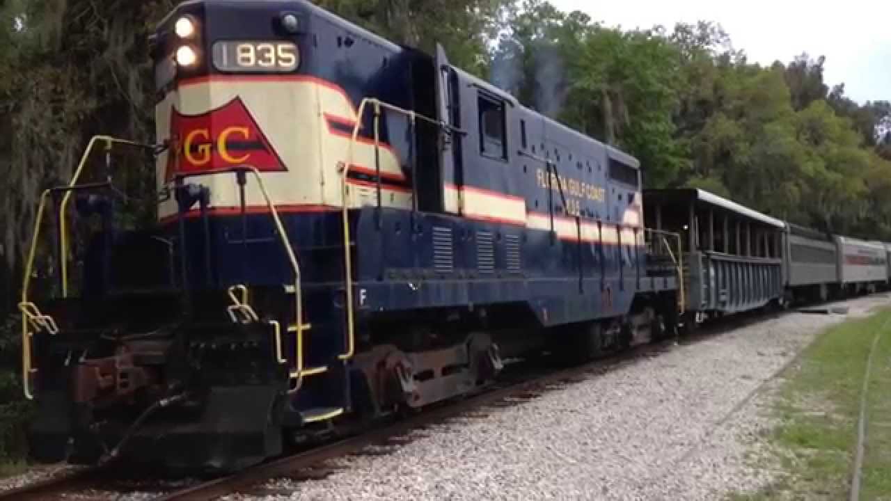 Parrish Heritage Day Train at the Florida Railroad Museum - YouTube