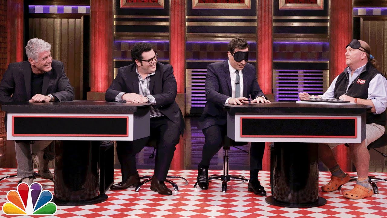 Food Pyramid with Anthony Bourdain, Mario Batali and Josh Gad - YouTube