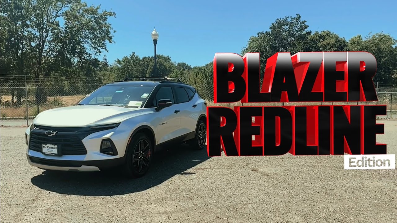 ‘22 Chevy Blazer 3LT AWD RedLine Edition in Silver Ice Metallic - YouTube