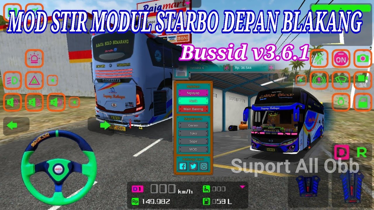 MOD STIR MODUL STARBO BUSSID V3.6.1 - YouTube