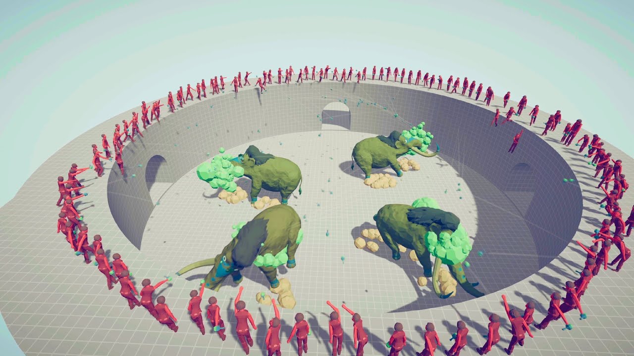 Tabs Arena , All Units VS Mammoth Unit 1 ,Totally Accurate Battle ...