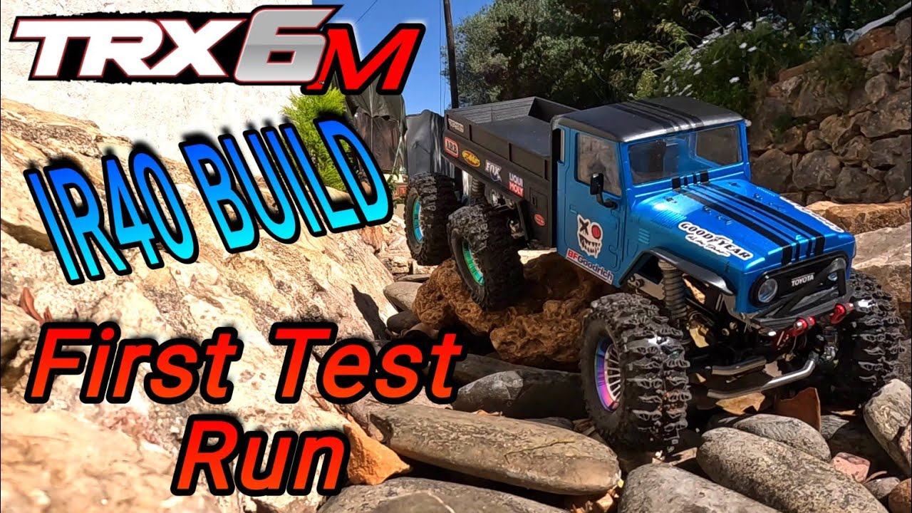 Traxxas Trx6m IR40 build first test run #traxxastrx4m #traxxastrx6m # ...
