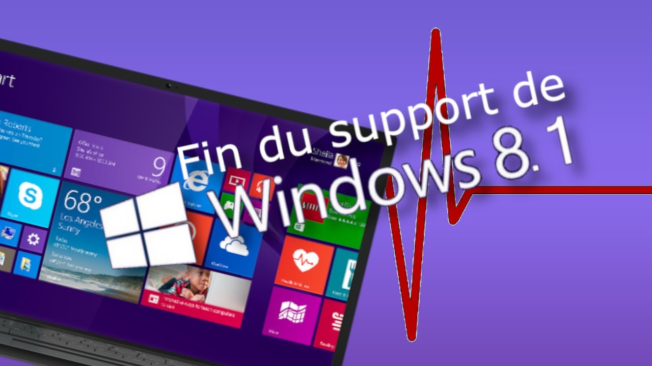 la fin du support de Windows 8.1 et proche 😔 - YouTube