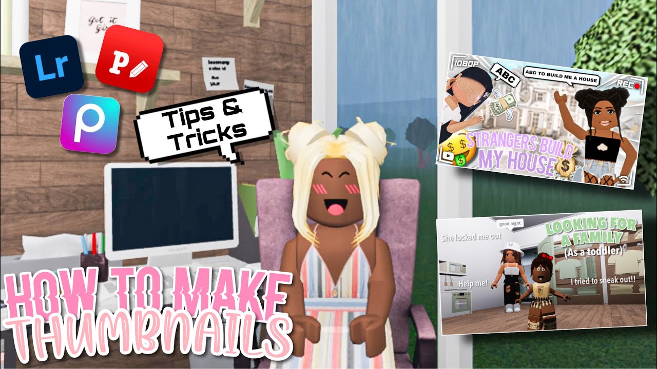HOW I MAKE MY ROBLOX THUMBNAILS FOR FREE - YouTube