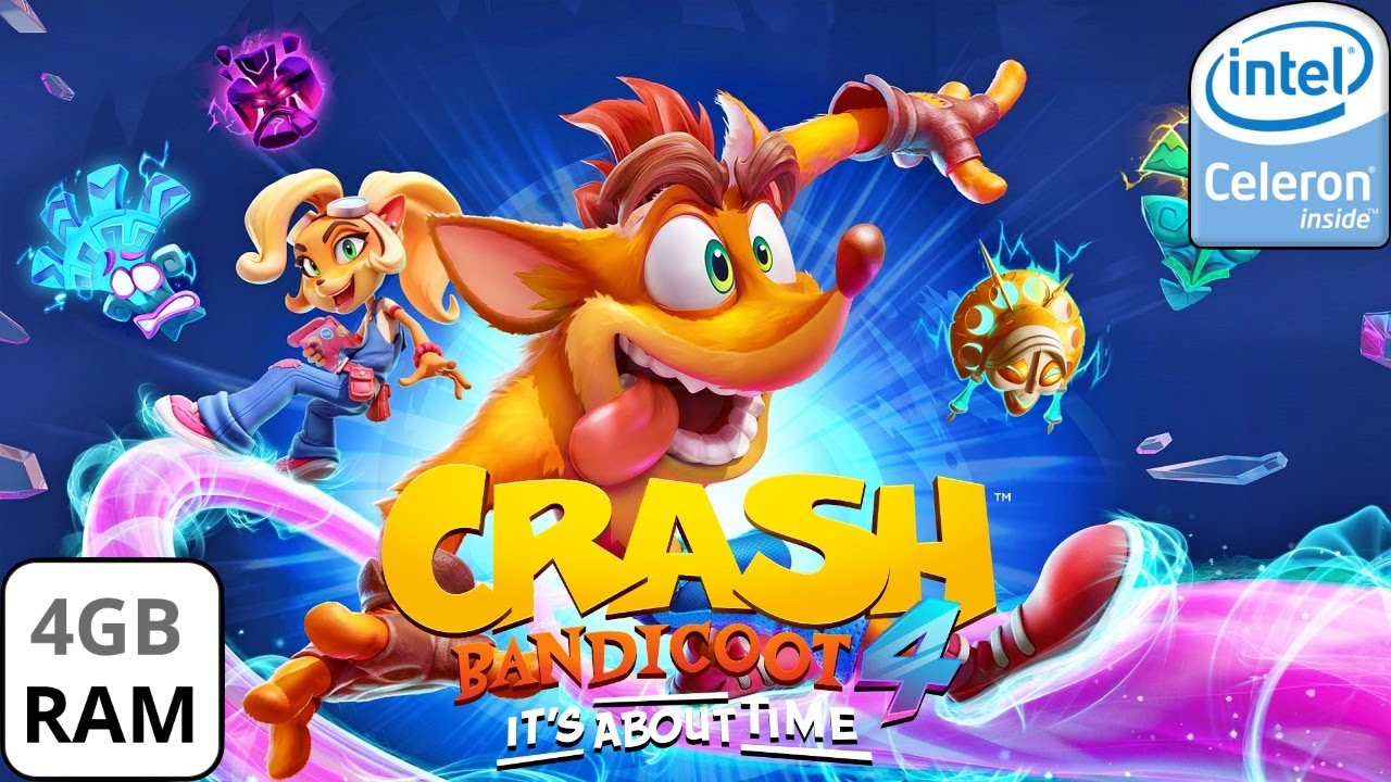 Crash Bandicoot 4 It's About Time Rodando em um NOTEBOOK FRACO Intel ...