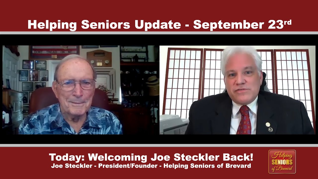 Welcoming Joe Steckler Back! | Helping Seniors Update - YouTube