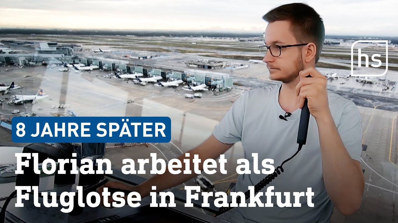 Fluglotse am Frankfurt Flughafen: Er entscheidet, wo es langgeht ...