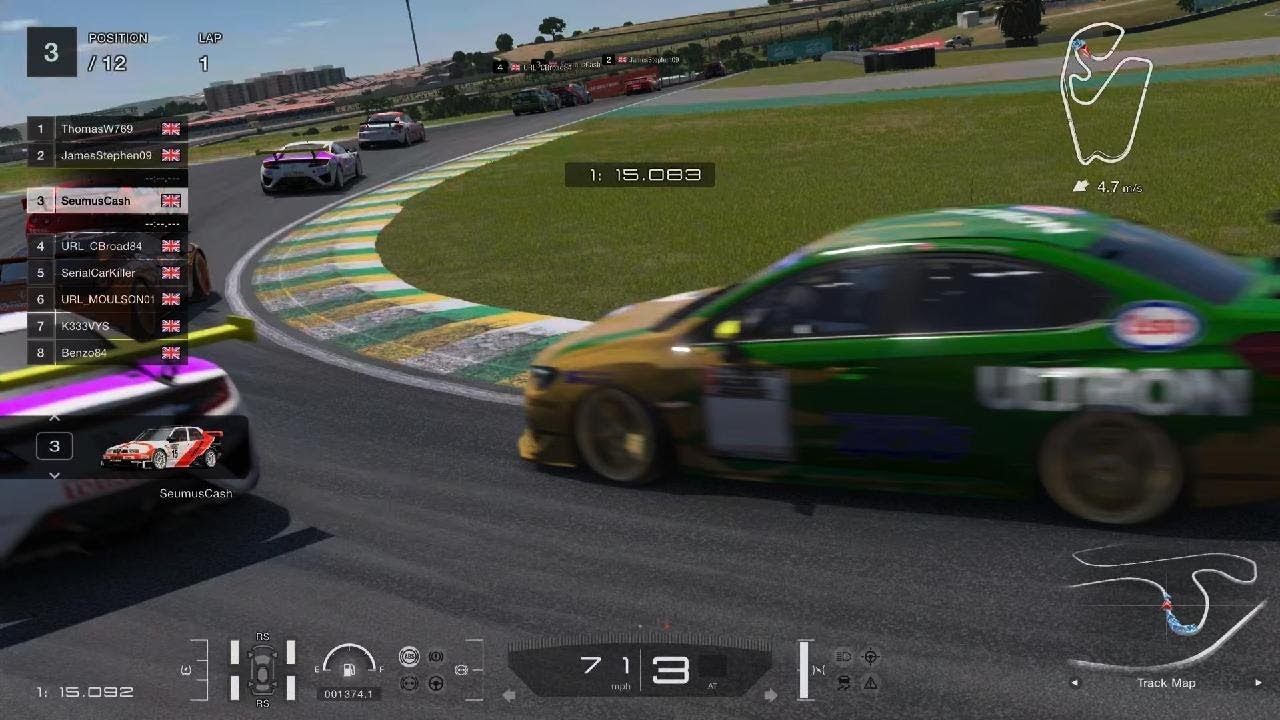 URL Ultimate Racing League GT7 Round 6 Race 1 Interlagos - YouTube