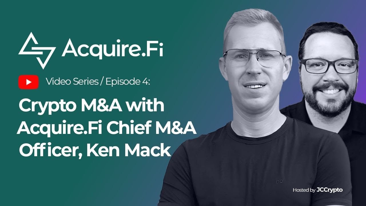 Acquire.Fi Video Series: JCCrypto interviews Acquire.Fi Chief M&A ...