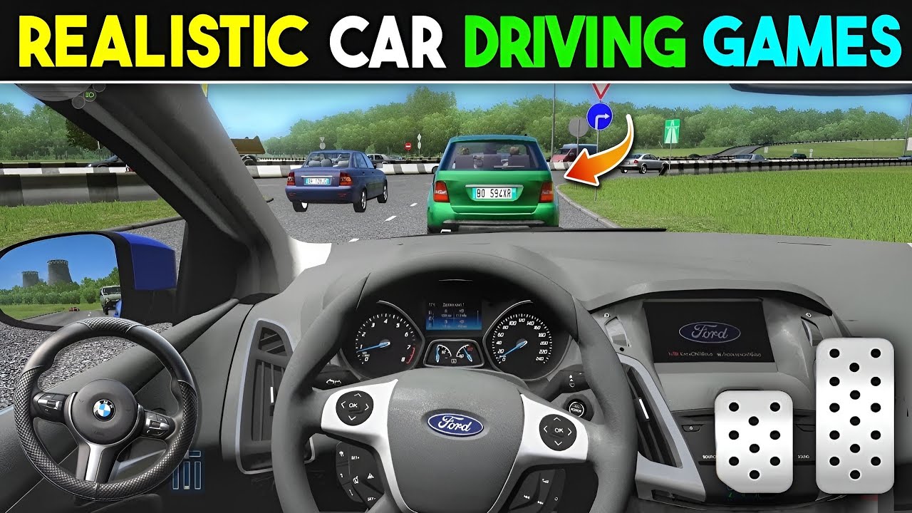 Top 5 Most *Realistic* car driving games for android l Best car driving ...