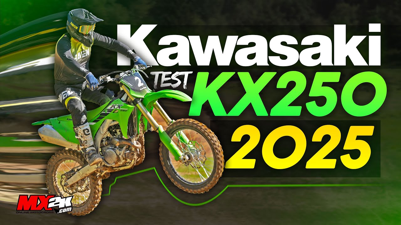 Une bonne nouvelle chez Kawasaki : Test KX250 2025 - YouTube