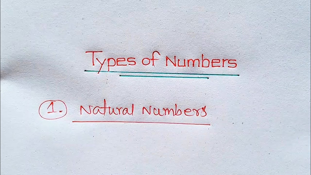 Types of Numbers || All numbers Details - YouTube