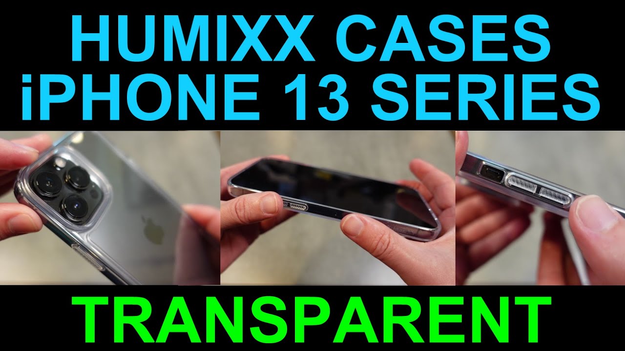 Humixx Transparent Crystal Clear Shockproof Case for iPhone 13 Series ...