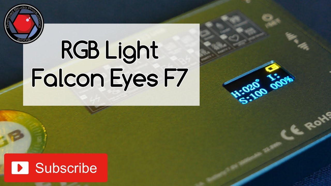 Recensione - Falcon Eyes F7 RGB Color Led Light - YouTube