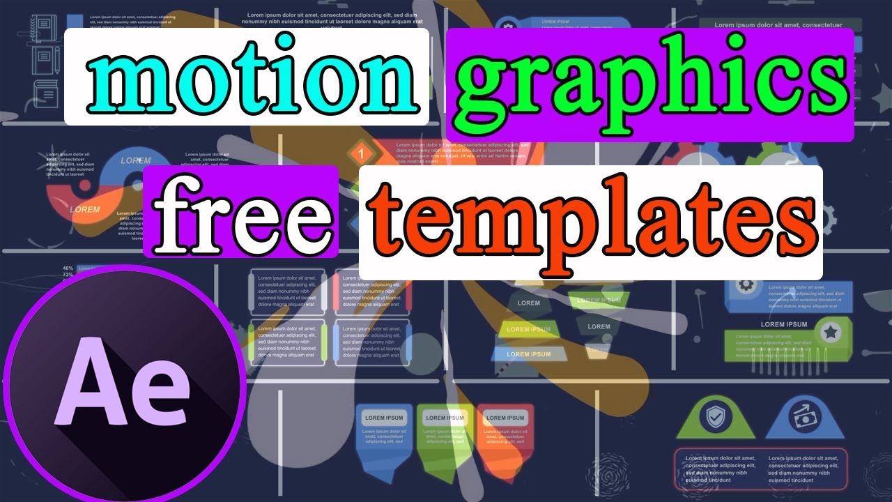 AFTER EFFECTS MOTION GRAPHICS FREE TEMPLATES - YouTube