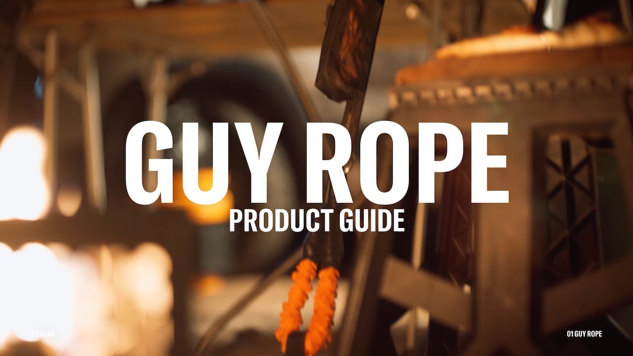 TIEGEAR PRODUCT GUIDE | How to Use Guy Rope - YouTube