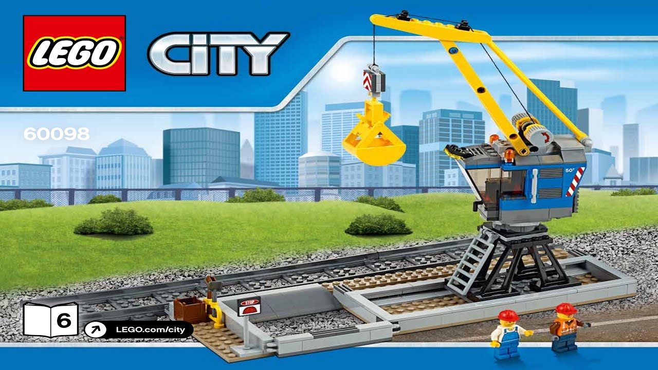 LEGO instructions - City - Trains - 60098 - Heavy-Haul Train (Book 6 ...