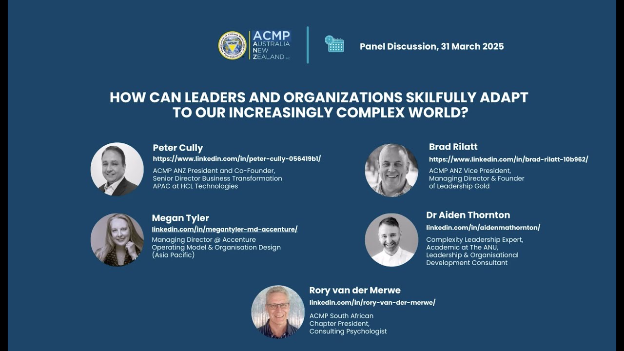 ACMP ANZ Panel Discussion 31March2025 - YouTube