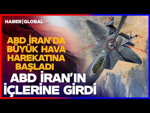 F-35 ve F-22'ler İran İçlerine Girdi! ABD İran Şehirlerini Gece Yarısı Vurdu Sırada Tahran Var