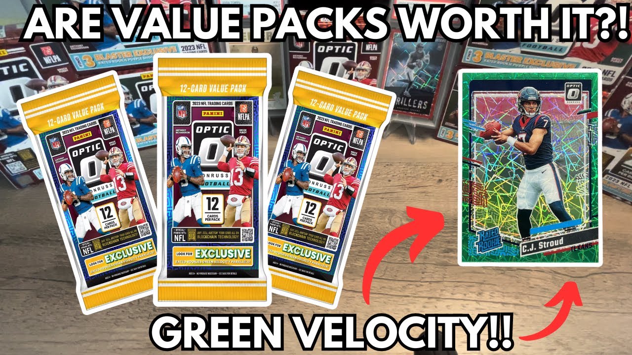 2023 OPTIC FOOTBALL VALUE PACK REVIEW (TARGET) - YouTube