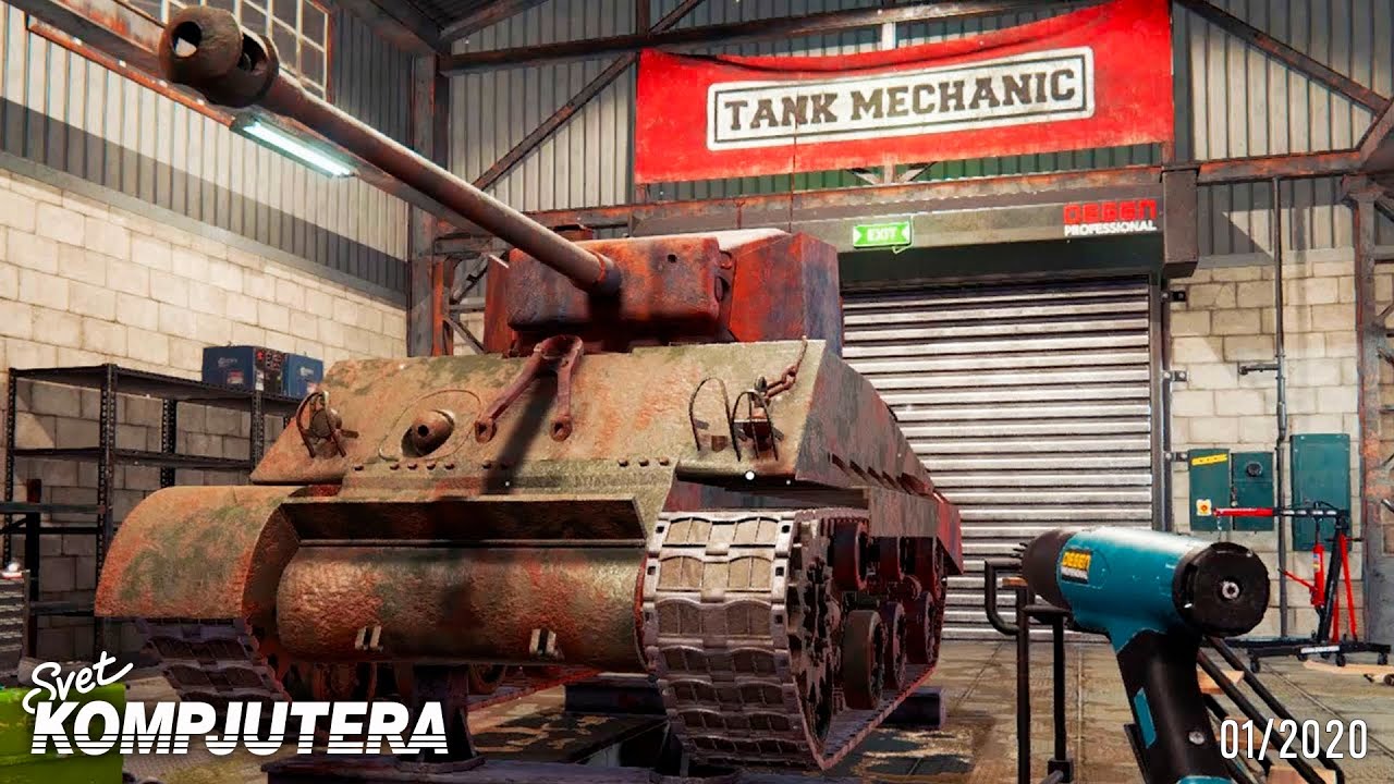 Tank Mechanic Simulator Demo 2019 (prvi utisci) - YouTube