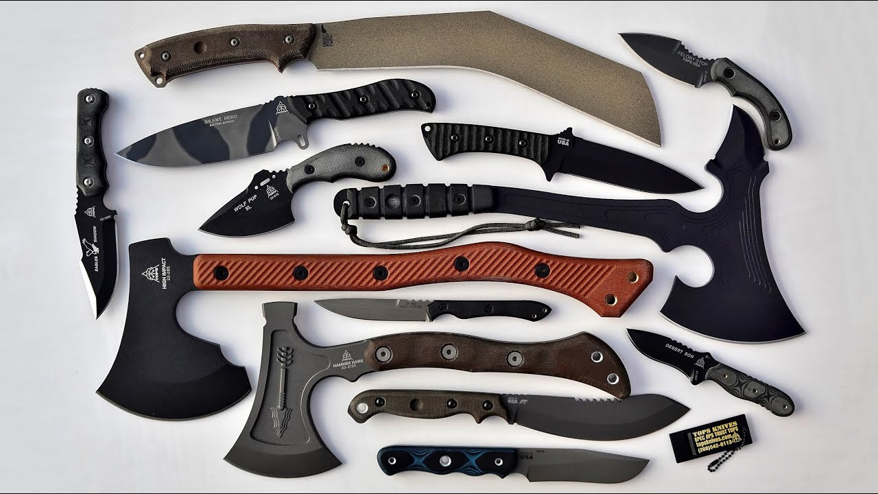 TOPS KNIVES - OVERVIEW OF 14 DIFFERENT MODELS! - YouTube