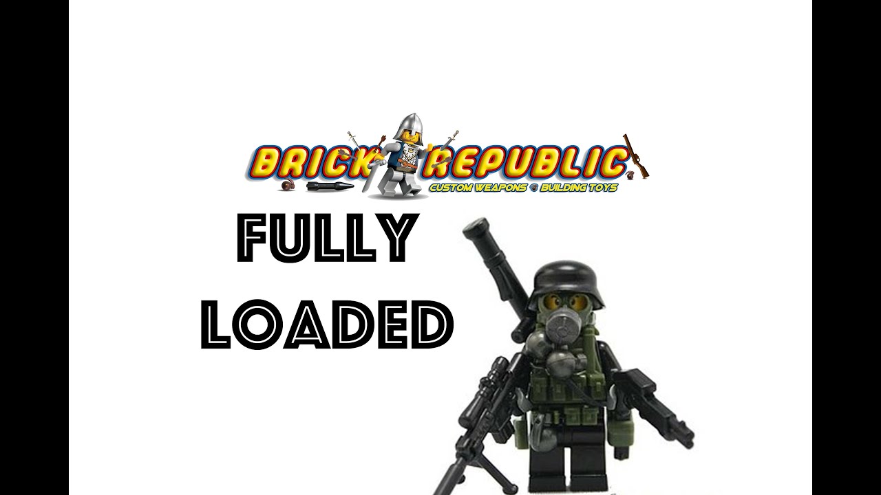 Brick Republic Custom Minifigure - Fully Loaded - YouTube
