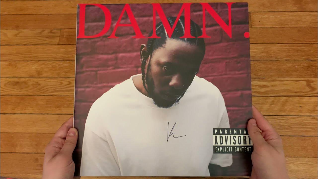 Kendrick Lamar ‎– Damn. | Vinyl Unboxing (Red Vinyl and Autographed ...