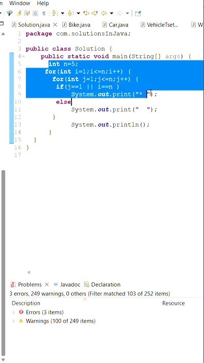 L Shaped Pattern Program In Java Javapattern Learnwithme Coding Youtube