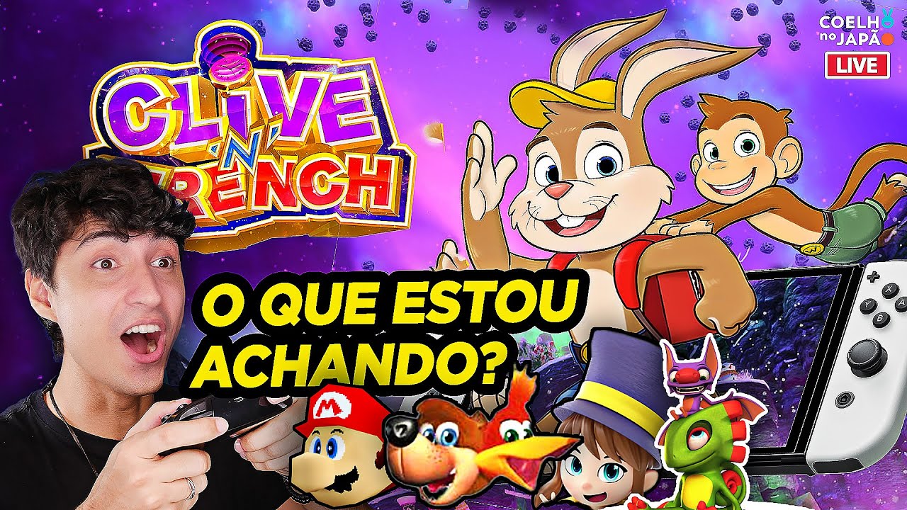 Conheça o Novo Mario 64/Banjo & Kazooie-Like: CLIVE 'N' WRENCH ...
