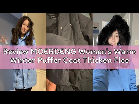 Review MOERDENG Women's Warm Winter Puffer Coat Thicken Fleece Lined Down Jacket Faux Fur Detachable