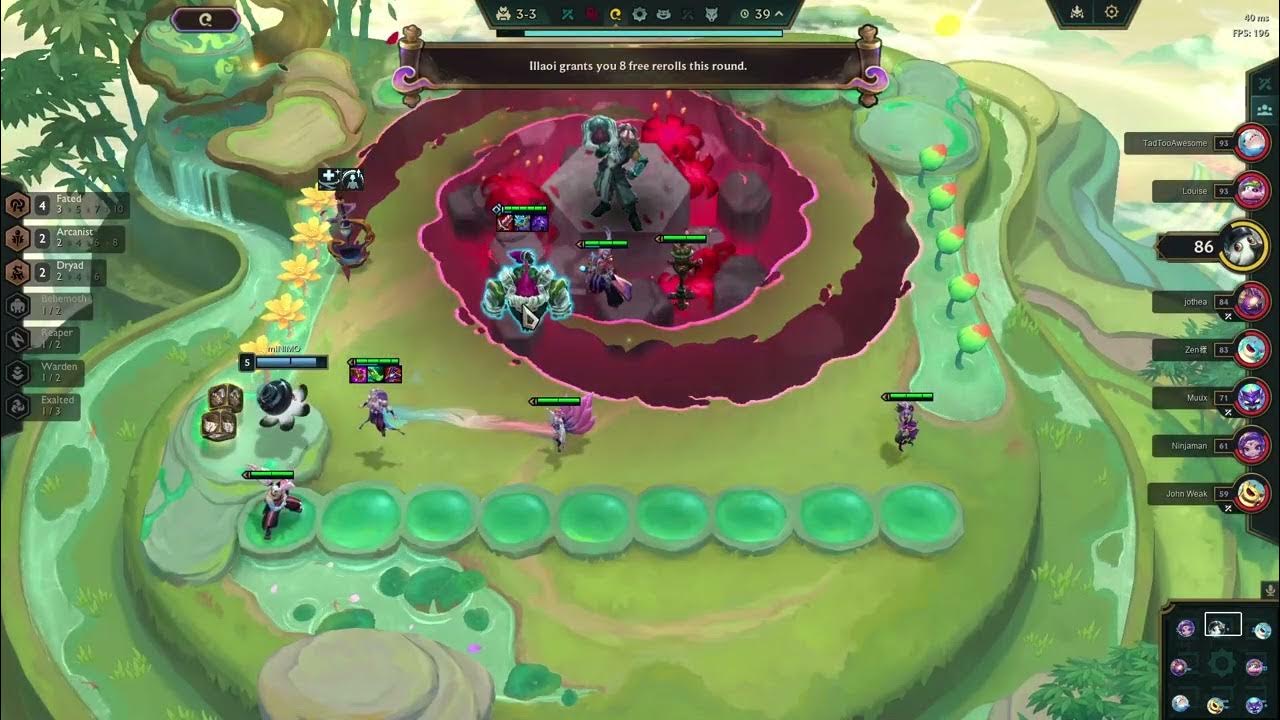 3 Star Syndra Ornn ⭐⭐⭐with 6 Dryad Tft Inkborn Fables Teamfight