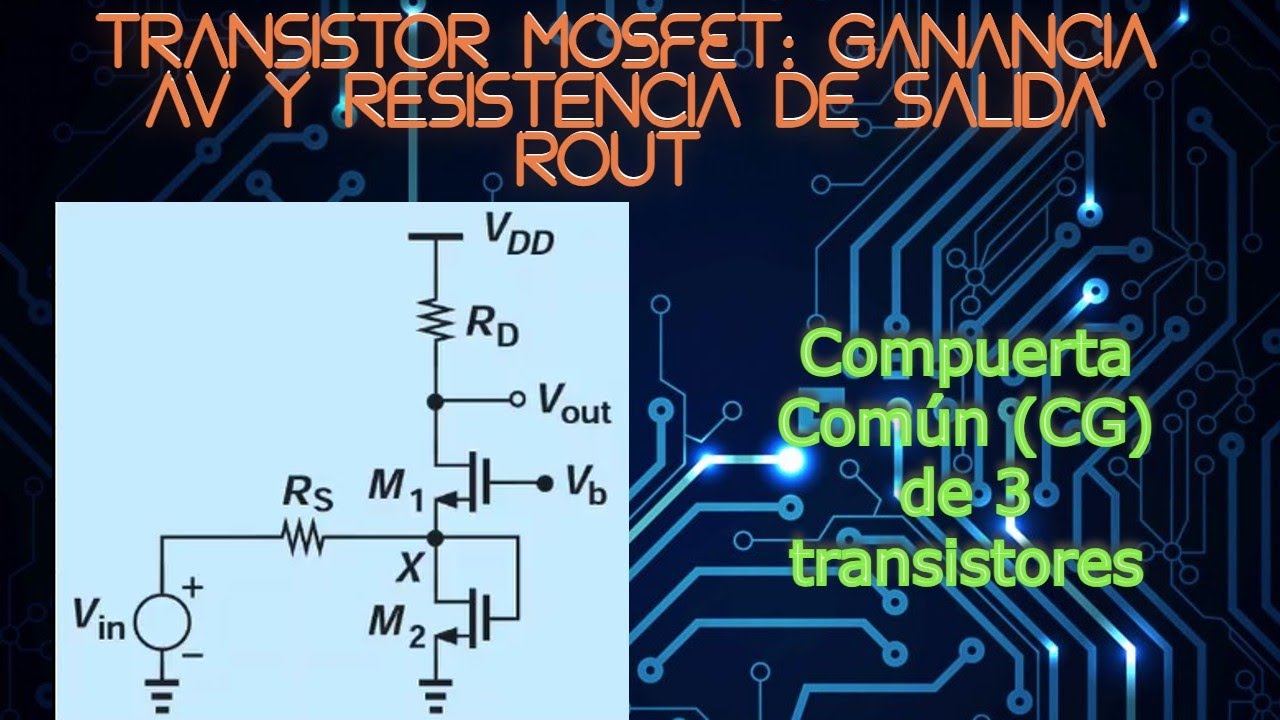 Calcular ganancia (Av) y resistencia de salida (Rout) de una ...