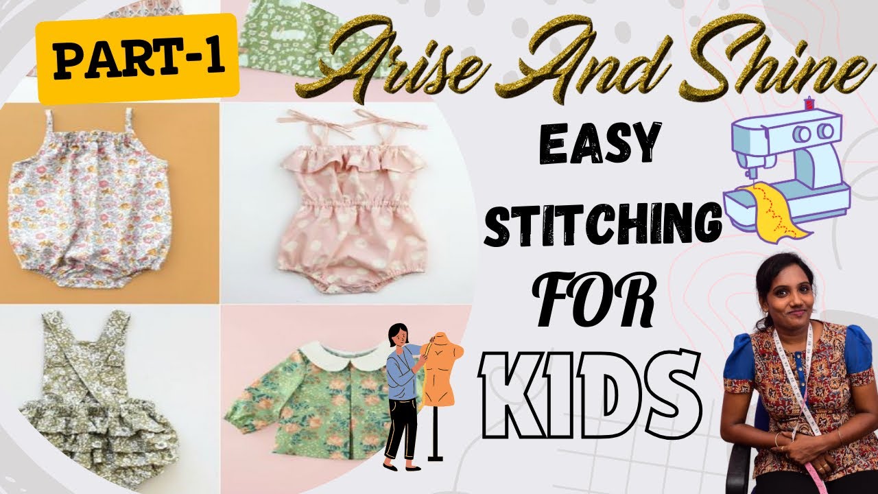 EASY STITCHING FOR KIDS/PART-1 - YouTube